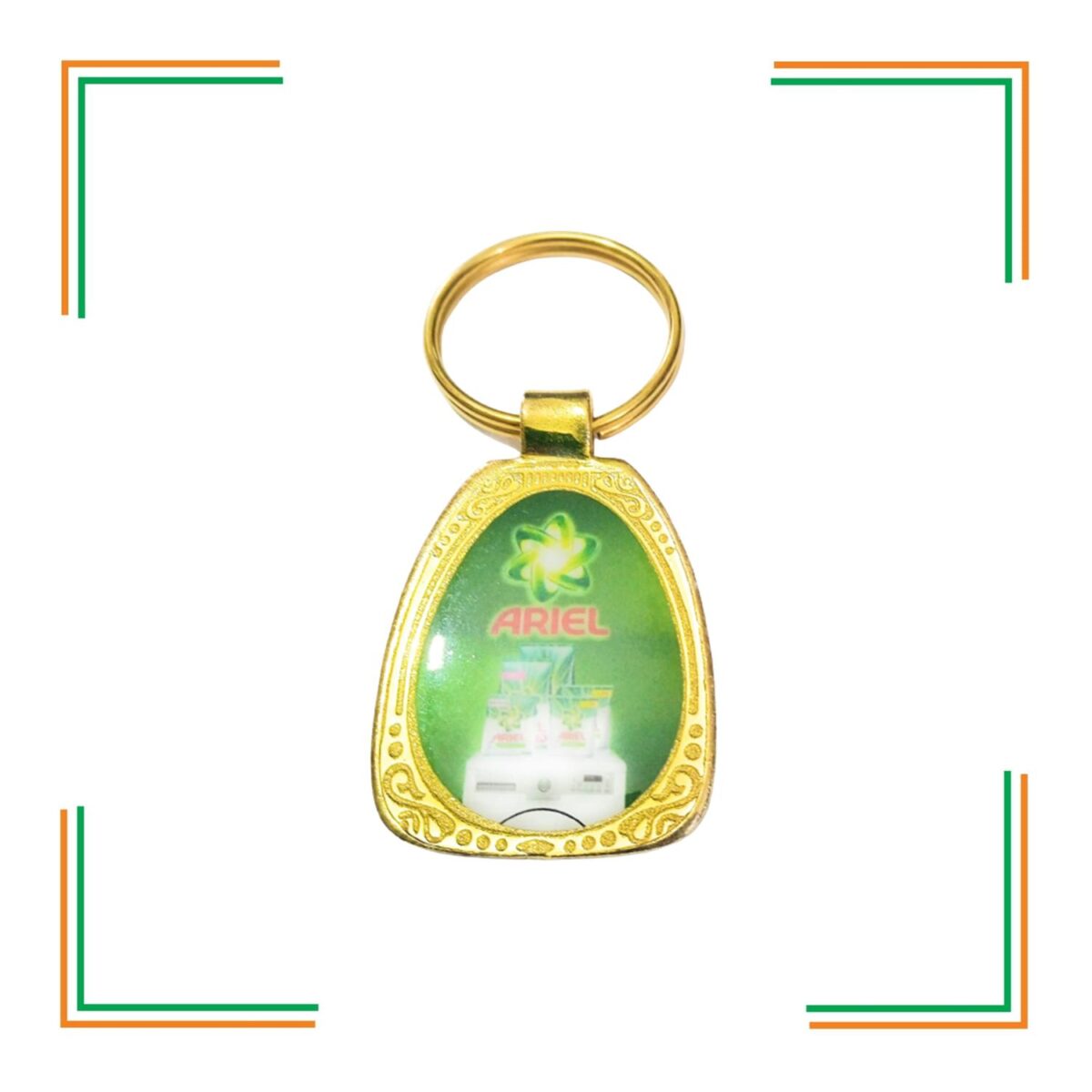 Promotional Golden Digital Keychain Manufacturer