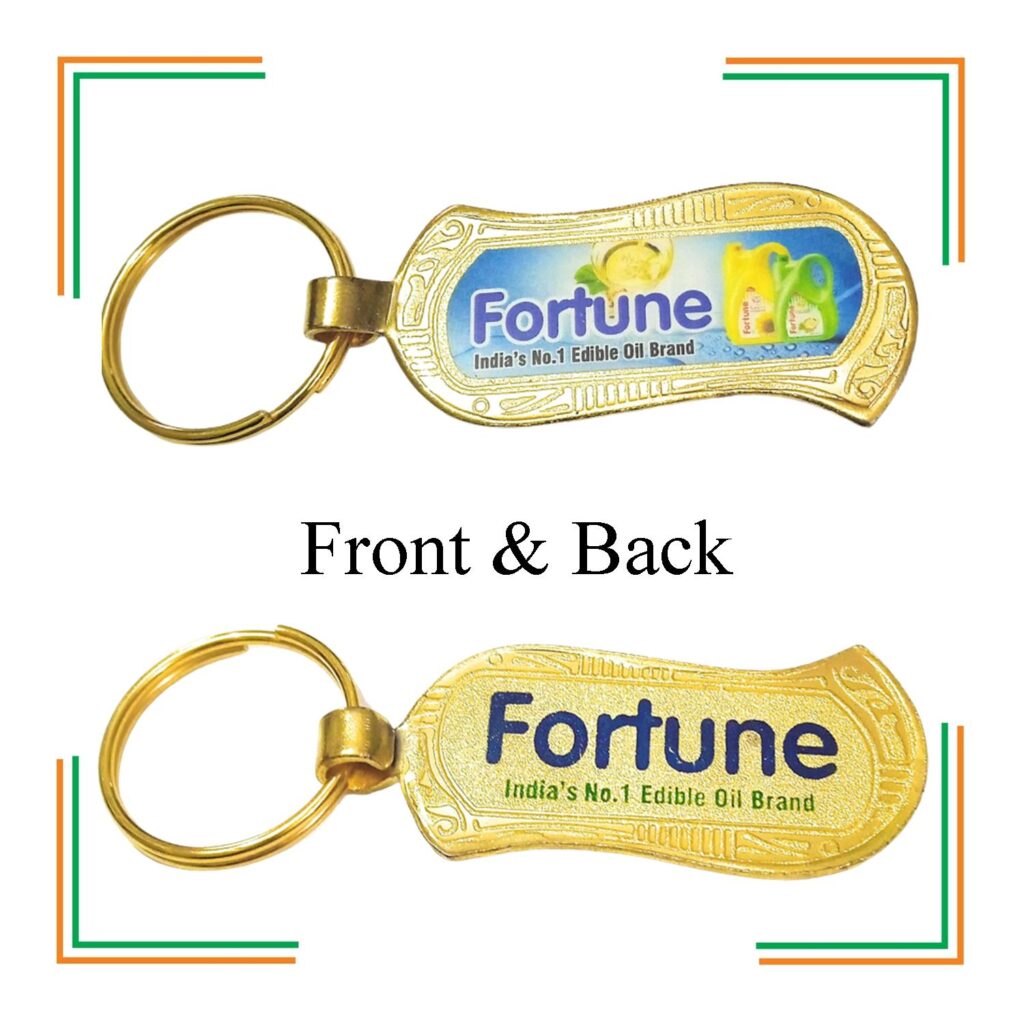Promotional Golden Digital Keychain Manufacturer