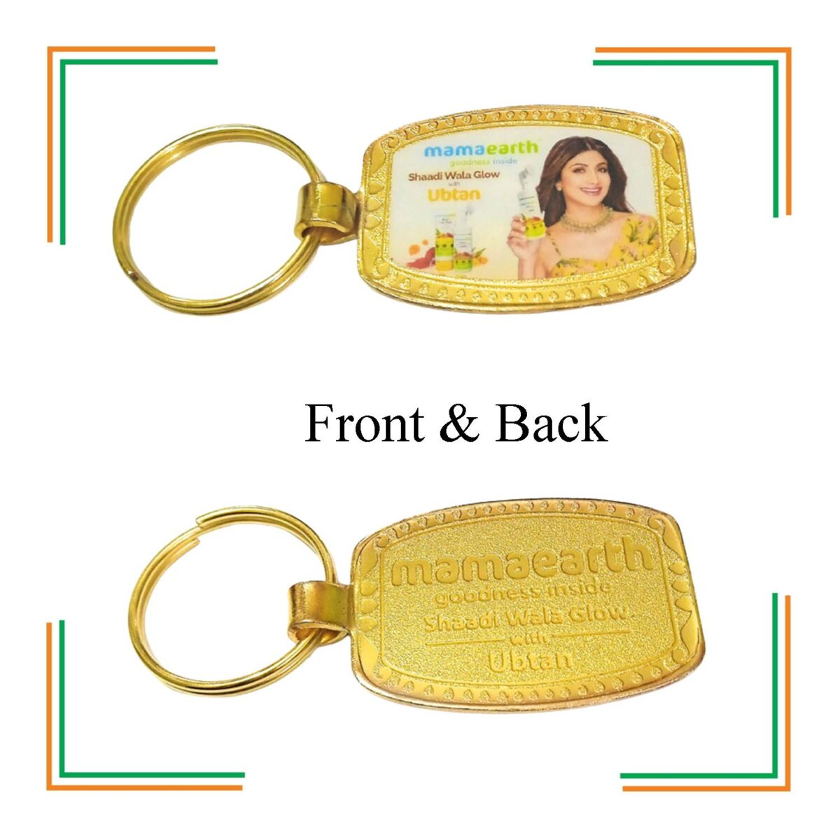Promotional Golden Digital Keychain Manufacturer