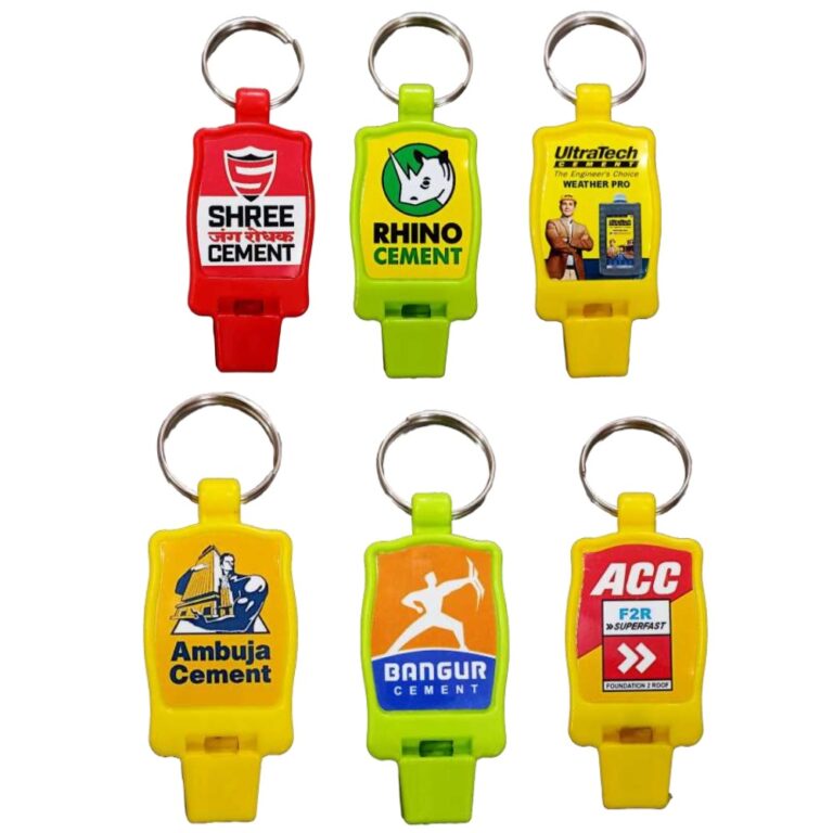 Promotional Whistle Keychain 515253545556 - Ratnesh and Company
